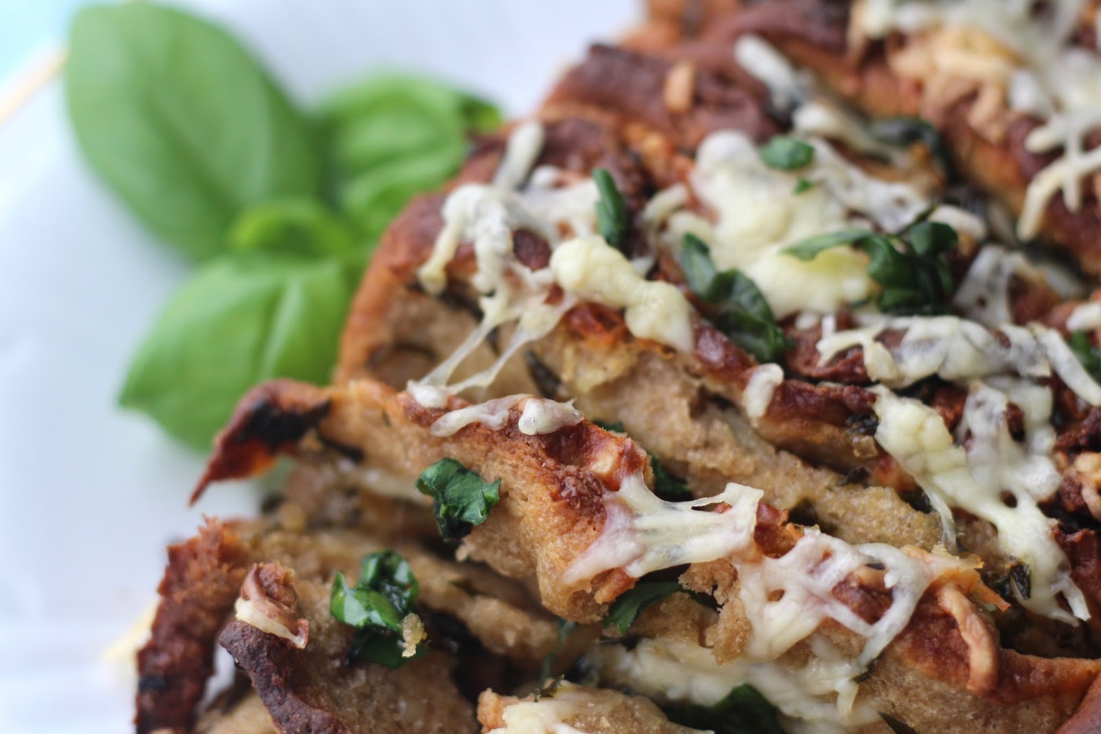 Cheesy Ramp Basil Pull-Apart Bread – Diary of a Mad Hausfrau