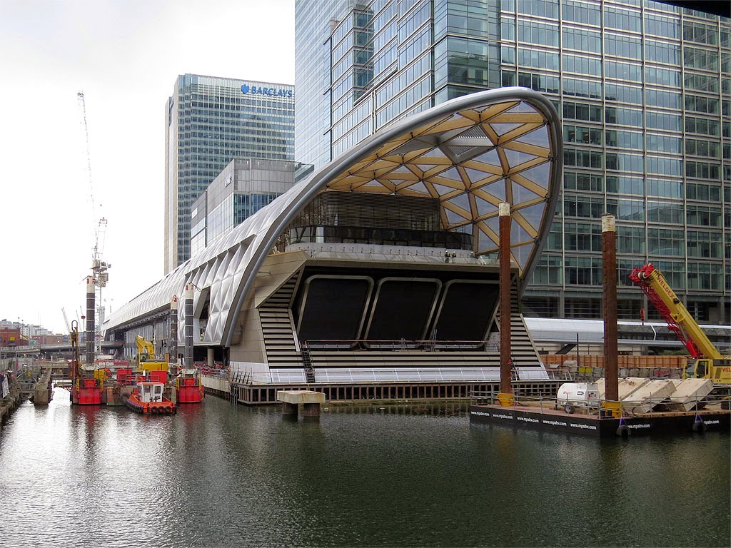 Daily Photo Stream: Canary Wharf Crossrail Station