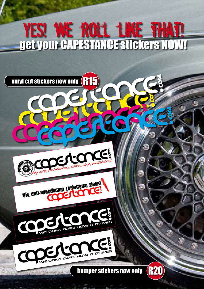 Cape Stance: The Sticker Poster