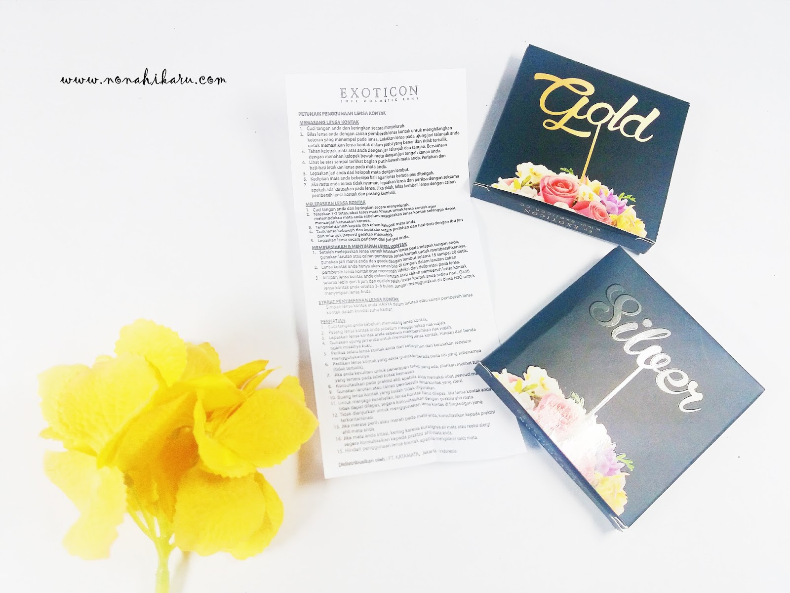 REVIEW SOFTLENS EXOTICON ICE GOLD DAN SILVER - Beauty & Travelling