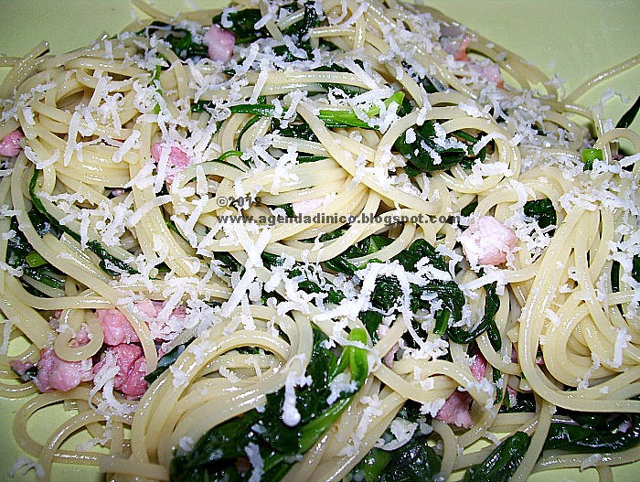 Agenda di Nico: Spaghetti con strigoli, pancetta e Gran Kinara ...