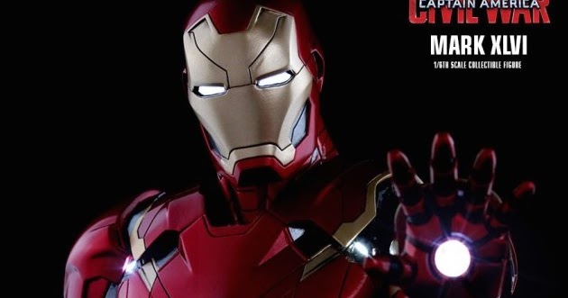 First Detailed Look at the New Iron Man Mark XLVI [46] Suit in CAPTAIN ...