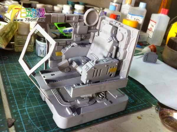 Gundam Family: 1/18 RX-78 GP01 Cockpit Scratch Build & Making
