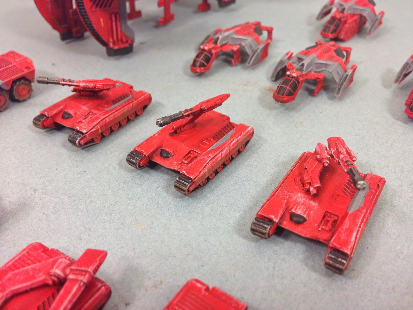 Itty Bitty Soldiers: Dropzone Commander UCM Army #2: Tanks and Transports