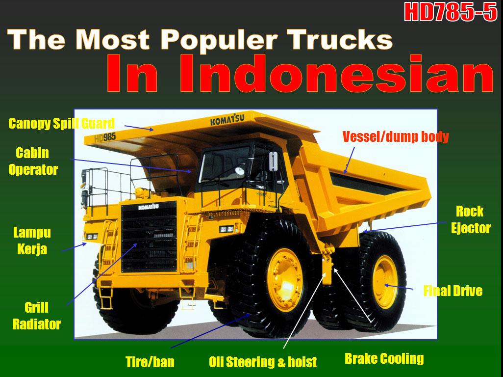 Mengenal Komatsu HD-785.