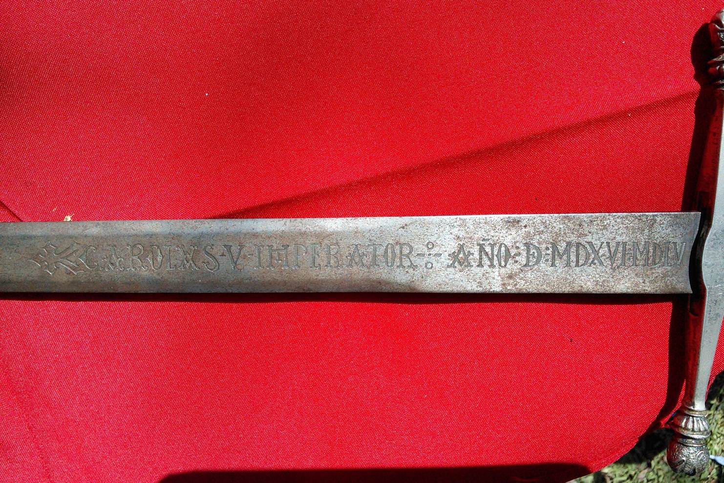 LAS PIEDRAS DE OJUELOS: Espada de acero toledano de la conquista de Mexico