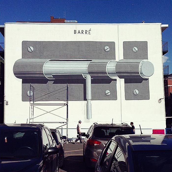 Escif New Mural In Montreal, Canada – StreetArtNews