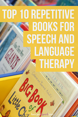 Top 10 Repetitive Books for Speech and Language Therapy