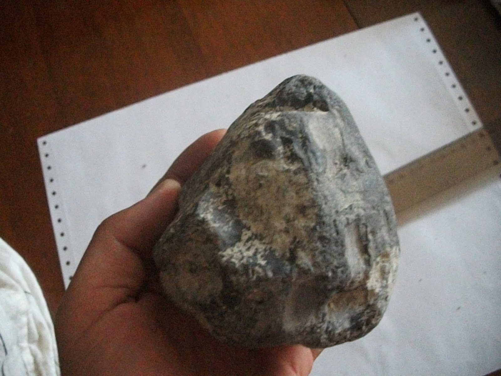 Publicatie de mineralogie pentru amatori: Nodul de cremene cu urme de ...