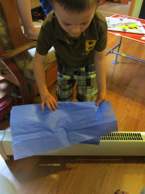 The Unlikely Homeschool: Science Experiment: Heat Rises