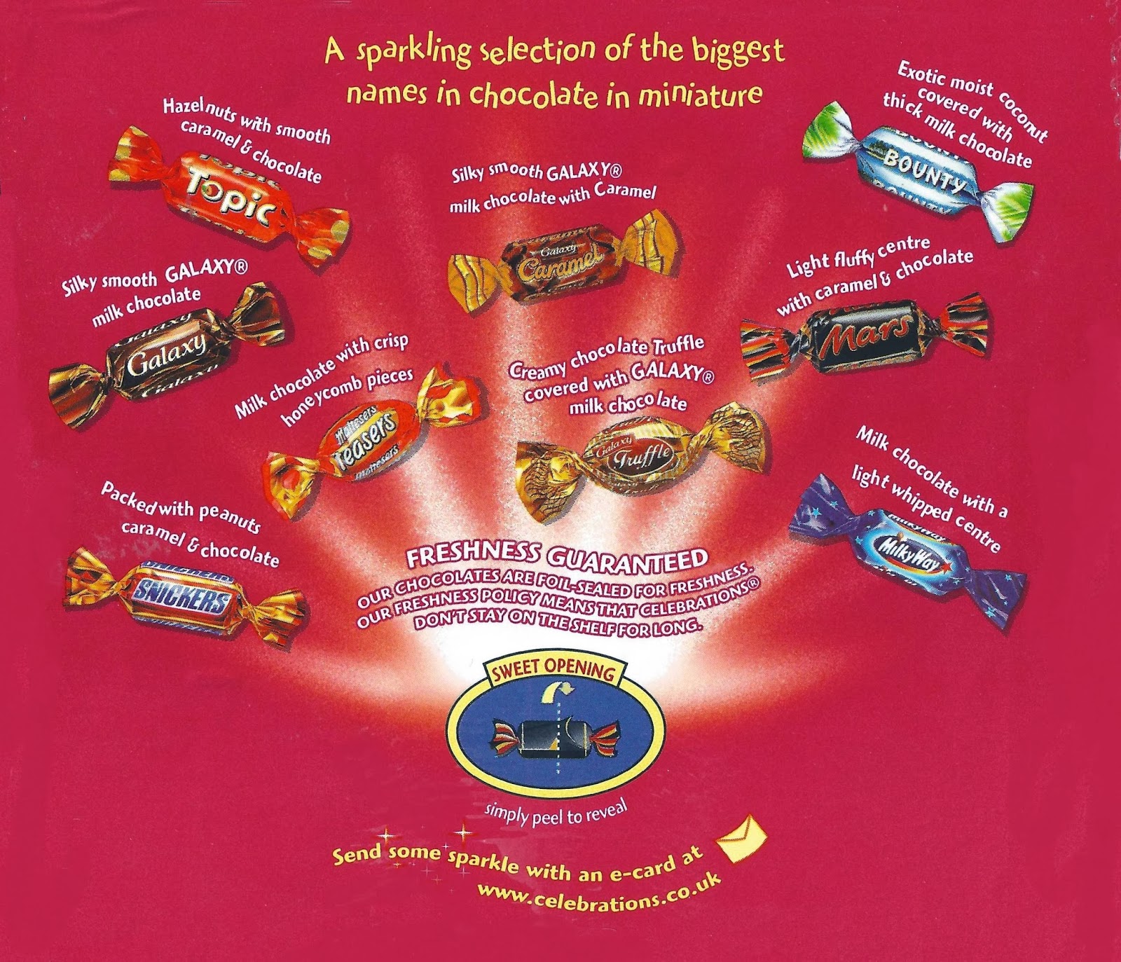 Past Print: Chocolate box menus / part two