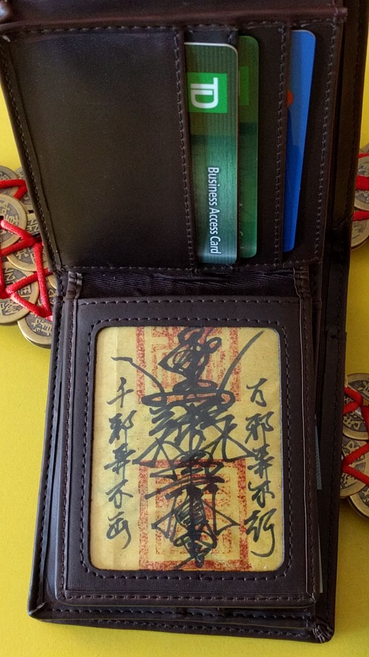 Ancient Chinese Magic Blog: FU Talisman in the Wallet - Taoist Magic