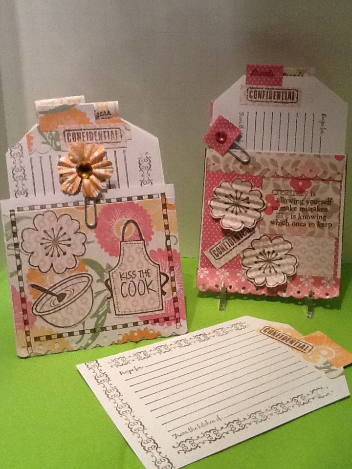The Altered Book Playground: Easy Project: Recipe Card #2