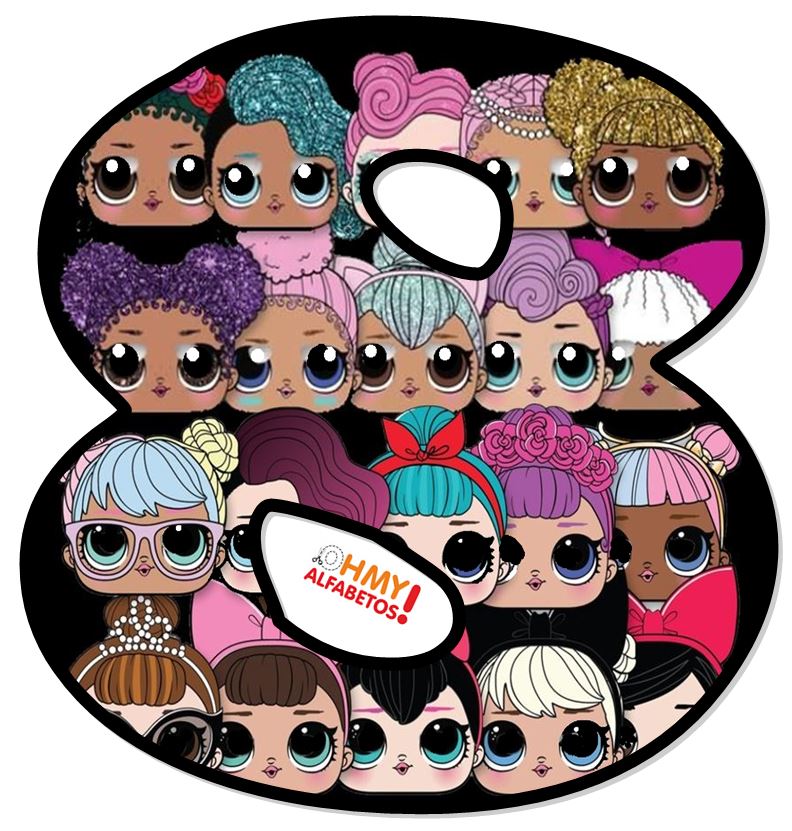Abecedario con Caras de LOL Surprise. LOL Surprise Faces Alphabet. - Oh ...