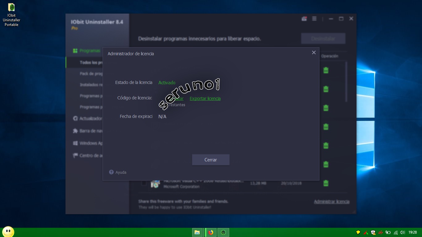 TusProgramaZ por Seruno1: IObit Uninstaller 8.4.0.7 Pro Repack y ...