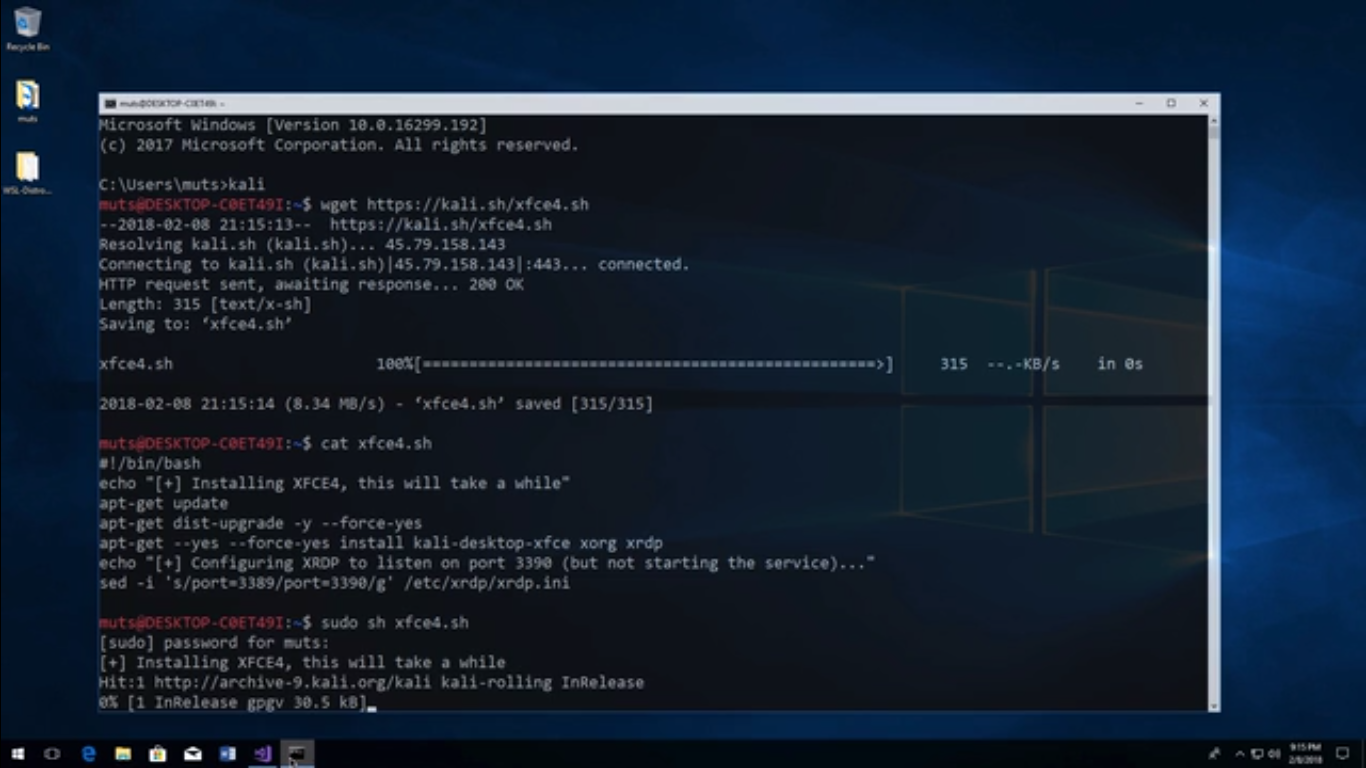 Cara Install xfce Kali Linux Bersama Windows 10 (Ringan & Instan ...