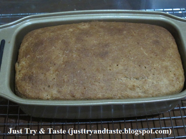 Resep Roti Gandum Tanpa Ulenan (100% tepung gandum utuh) | Just Try & Taste