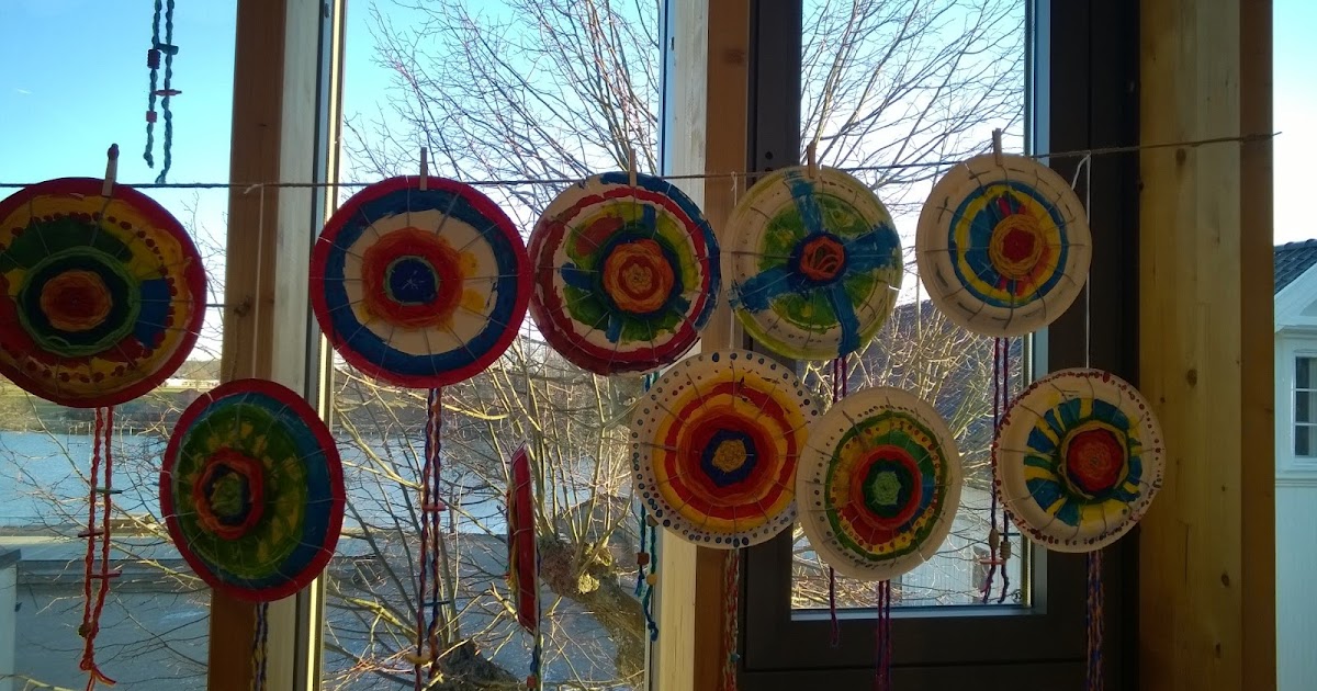 Kunst og håndverk Cicignon: Rundvev i samiske farger, ble en ...