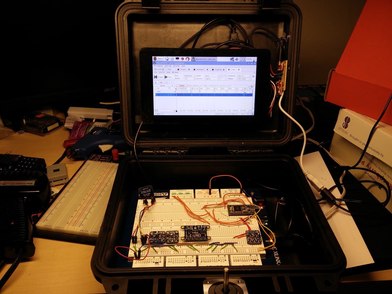 PiBench (Raspberry Pi 3 + Digilent EE Board)