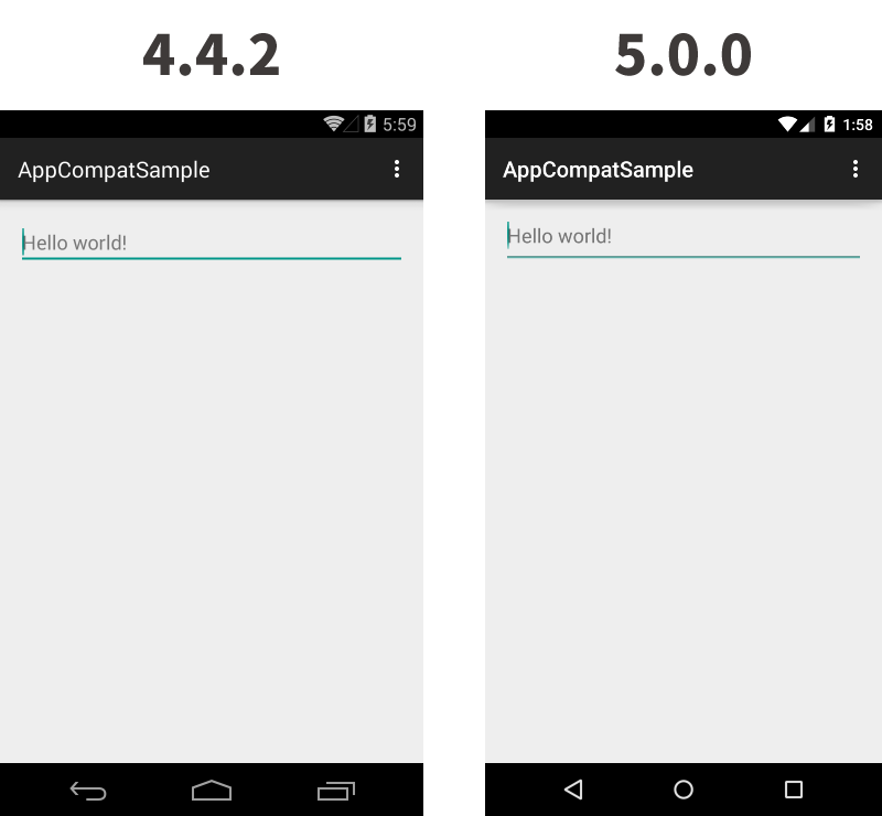 Yam の 雑記帳 Appcompat を継承したテーマで Edittext のデフォルトスタイルを上書きするときは Androidedittextstyle ではなく