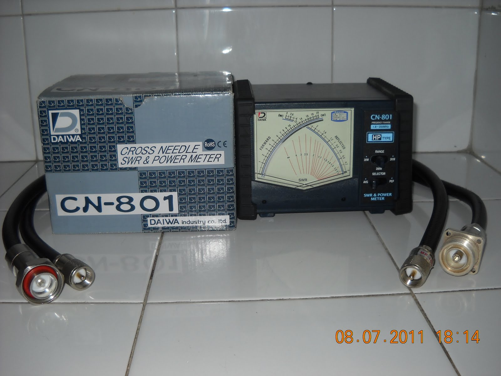 Sinar Agung ( Y C 2 V D I ): SWR DAIWA CN - 801 + JAMPER ( TERJUAL )