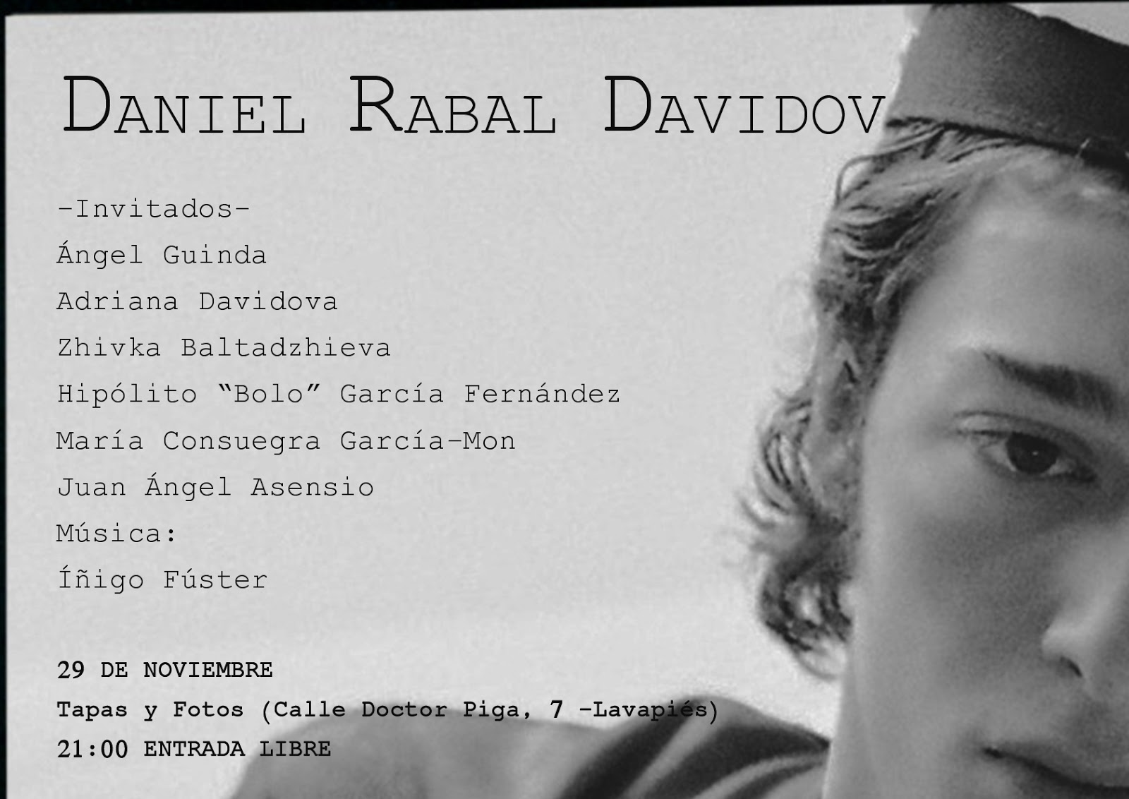 Noticias: Recital de Daniel Rabal Davidov