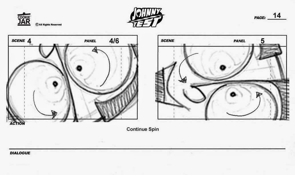 Shane Doyle animation,design,storyboards: StoryBoard- Johnny Test Teaser