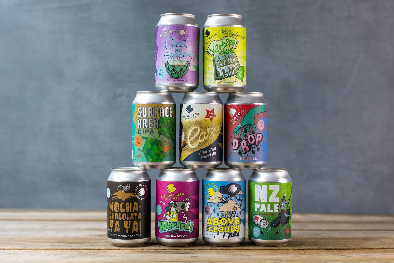 Electric Bear Brewing Company on Packaging of the World - Creative ...