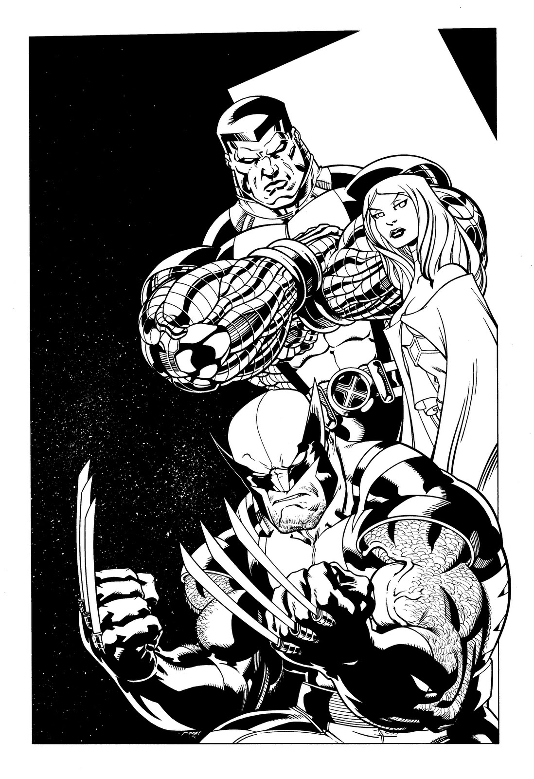 Lee Townsend Inking.Com: Marvel: Sample Ink Pages #3