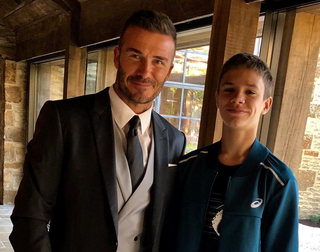David Beckham Son Romeo Beckham's Favorite Player is Messi Not His ...