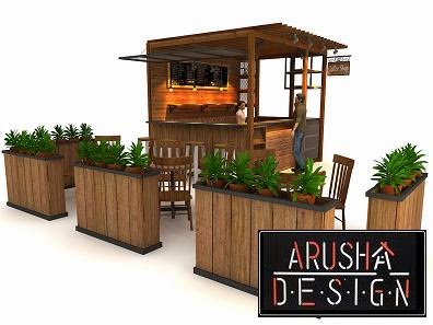 Contoh Hasil Desain Booth Coffee Shop Belum Dibayar Lunas Revisi 2x ...