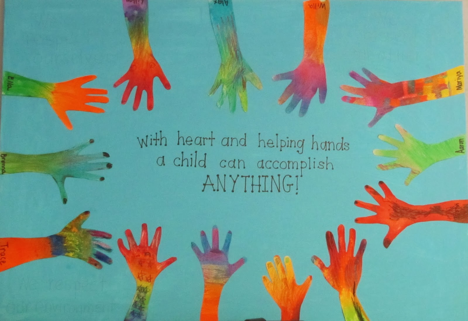 Ms. Mitchell's Kindergarten: Helping Hands
