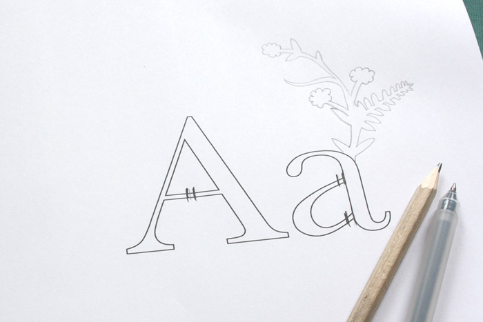DIY: Customized Initial Papercut by Mr. Yen | Poppytalk archive