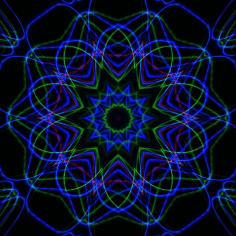 Curious Blue Neon Animations By Lex Loeb