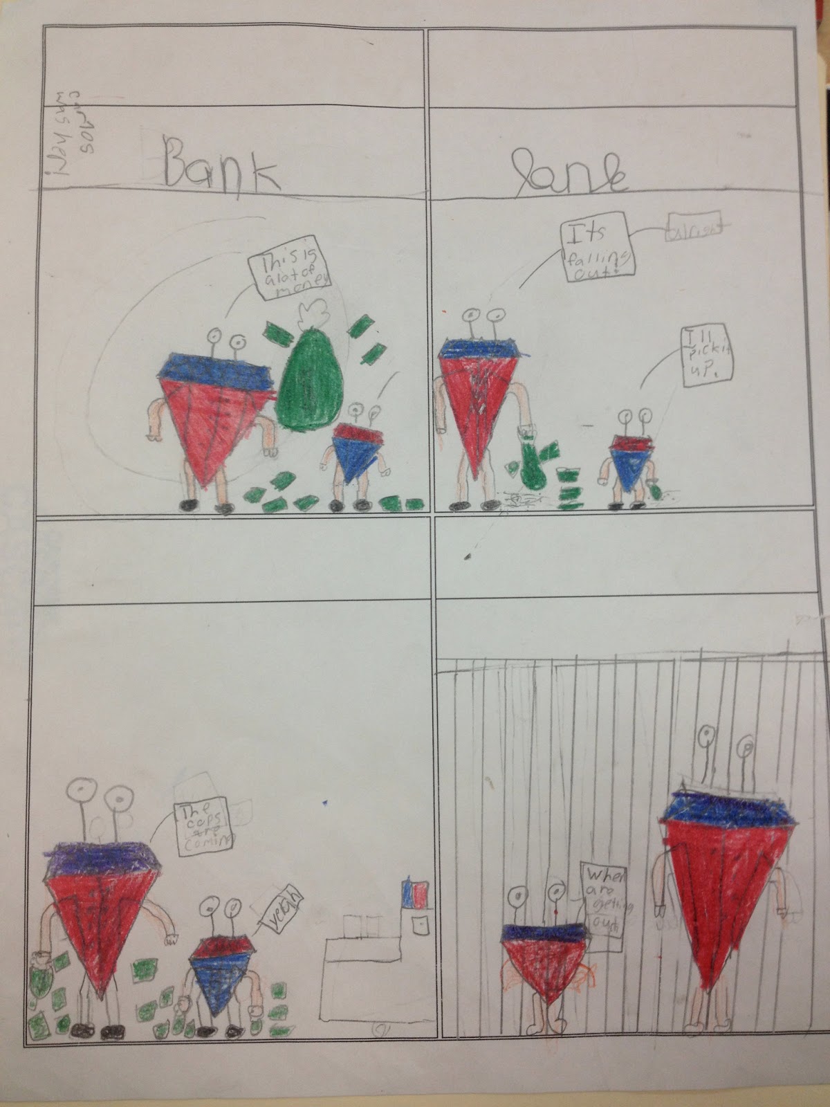 Kid Lit Frenzy: Comic Strip Writing - 5th Grade Project