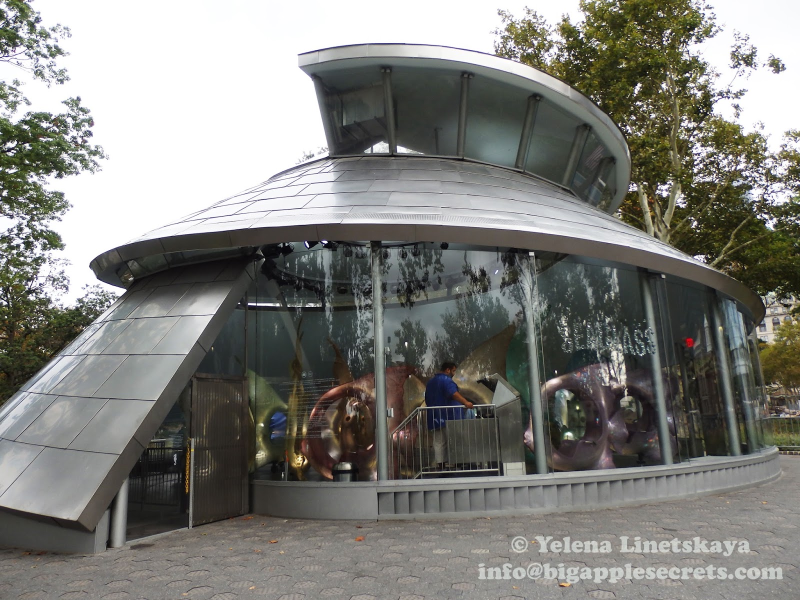 Big Apple Secrets: SeaGlass Carousel in Battery Park