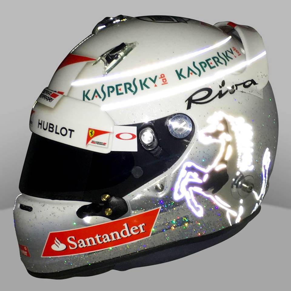 Helm 37: Arai GP-6 S.Vettel Abu Dhabi 2015 by Jens Munser Designs