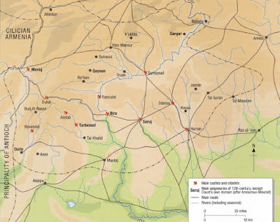 Nobility of the Holy Land: Mapa – Condado de Edesa