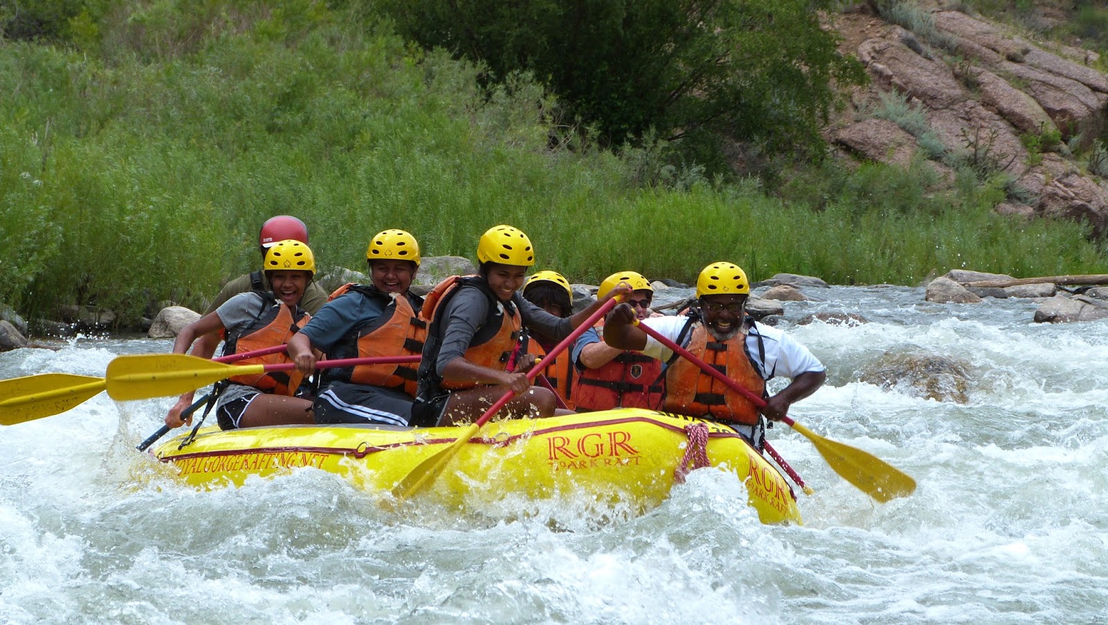 Ziplining Across the USA: Thursday August 1 Royal Gorge Rafting