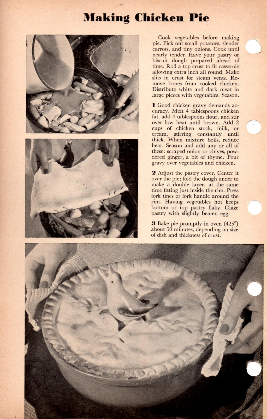 *~my house is cuter than yours~*: Chicken Pot Pie