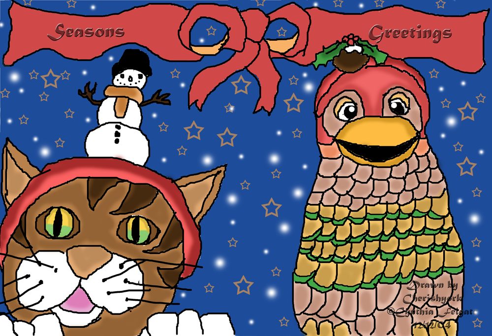 cherishyork: Fan Art Friday: Whybird and Poppy the Cat from Playdays by ...