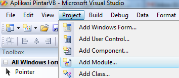 Koneksi Database Dengan Module VB 2008 - Pintar VB | Tutorial Visual Basic