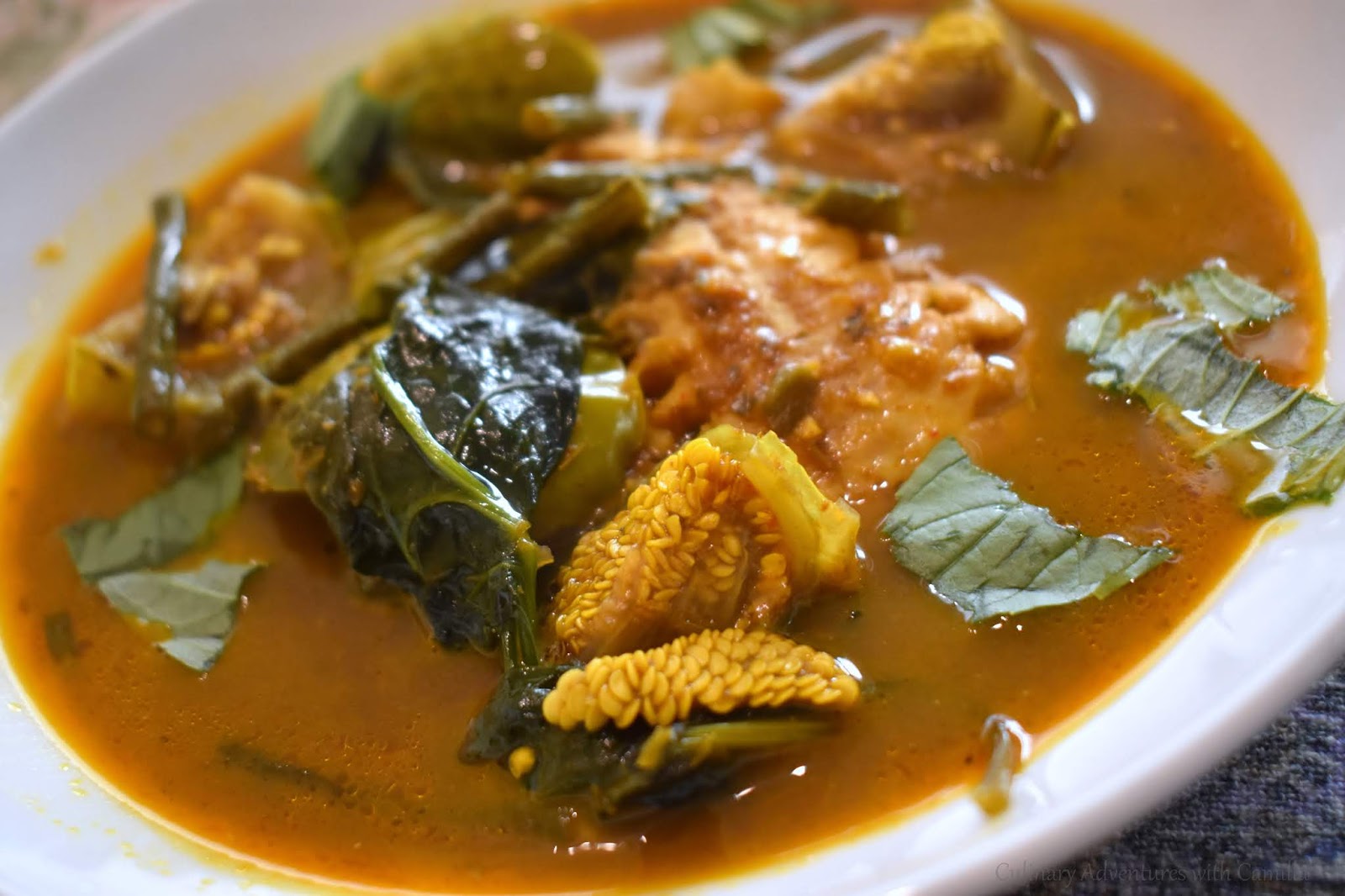 Somlar Machu Ktiss (Cambodian Hot and Sour Coconut Soup) #EattheWorld