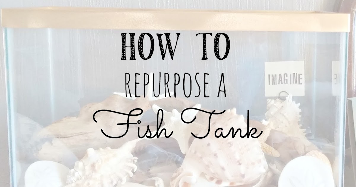 Repurposed Fish Tank - Little Vintage Cottage