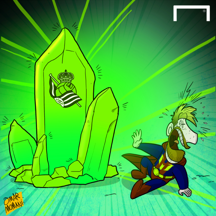 Omar Momani cartoons: Super Messi and the Kryptonite