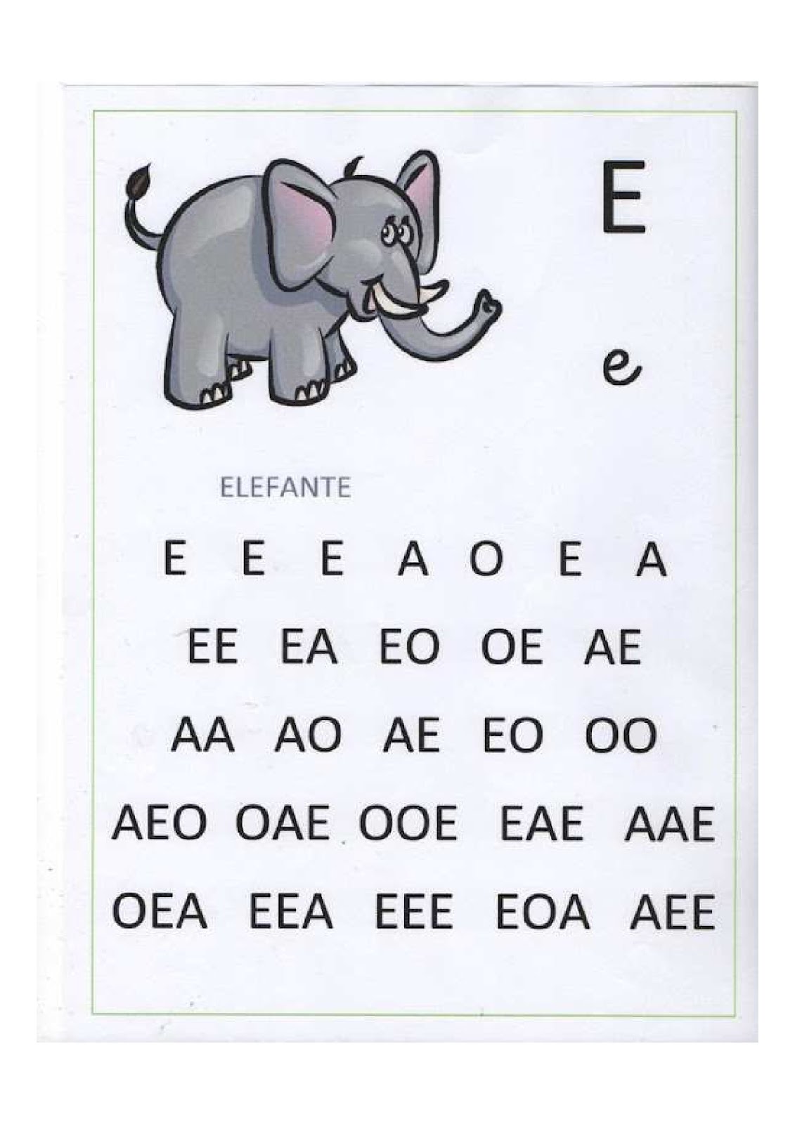 RECURSOS Y ACTIVIDADES PARA EDUCACIÓN INFANTIL: FICHAS LECTURA MAYÚSCULAS