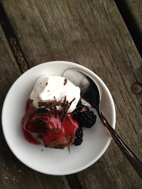 Tate's Kitchen: bittersweet chocolate cremeux