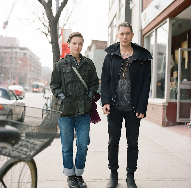 Toronto Street Fashion: Vera Voss & Wolf Spitzerr