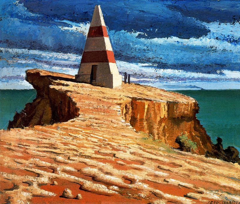 Painting of Jeffrey Smart artist, Jeffrey Smart paintings