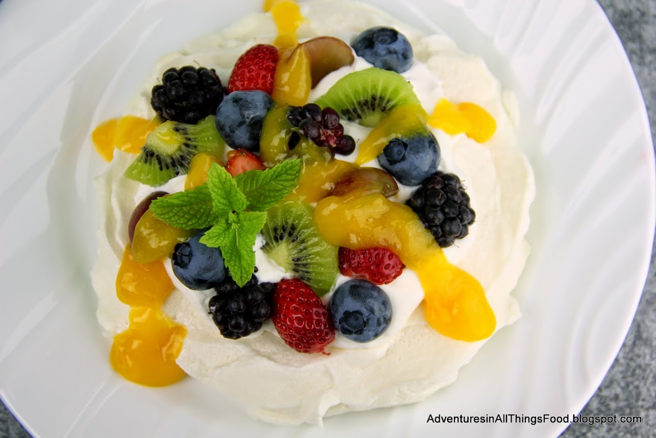 Adventures in all things food: Did Someone say, Fresh Fruit? Pavlova ...